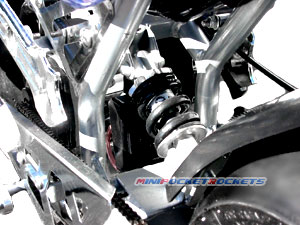 Mini Bike with Suspension Damper Picture at MiniPocketRockets